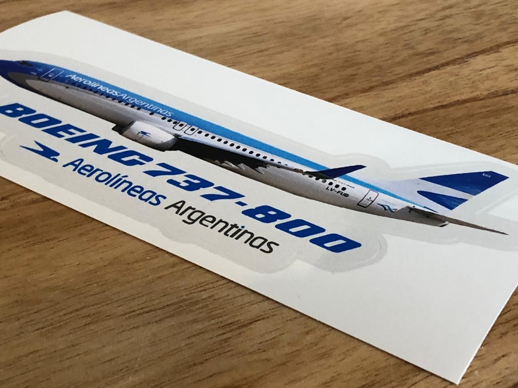 STICKER BOEING 737-800 AR - Air Tango Hobbie Shop
