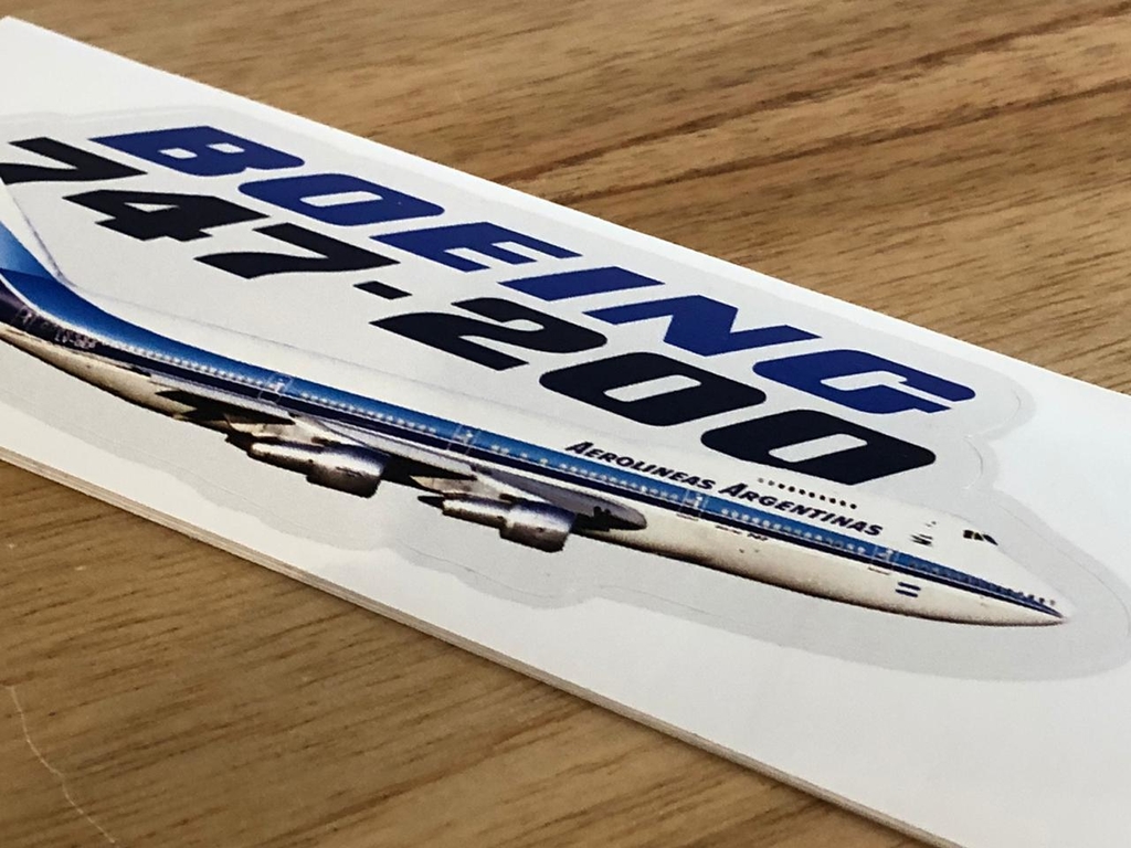 STICKERS BOEING 747-200 DE AR - Air Tango Hobbie Shop