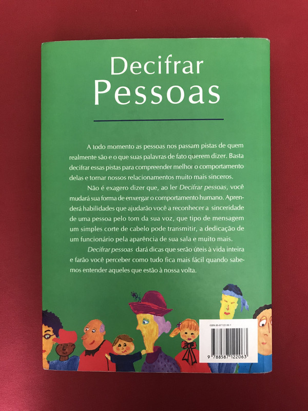 Livro- Decifrar Pessoas- Jo-Ellan Dimitrius/ Mark Mazzarella