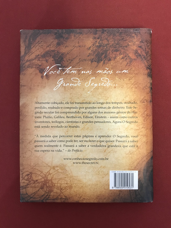 Livro - The Secret - O Segredo - Rhonda Byrne - Capa Dura