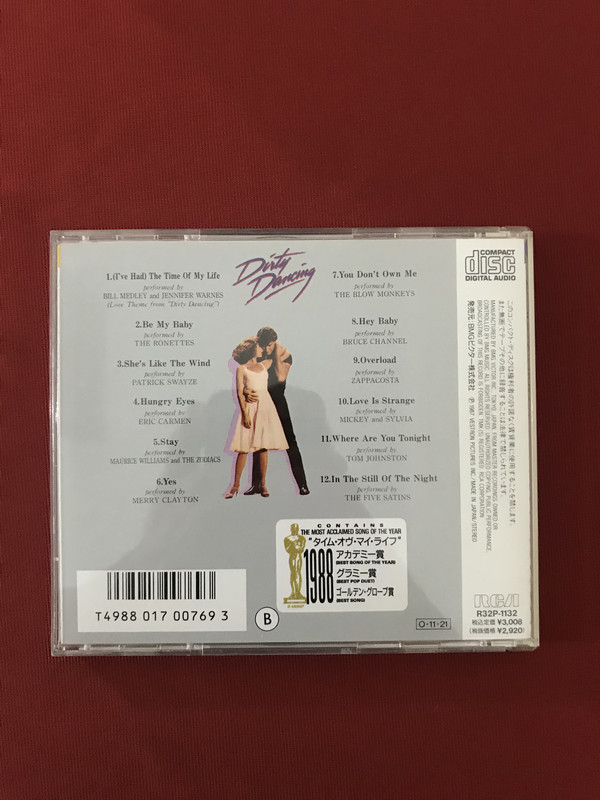 CD - Dirty Dancing - Original - Soundtrack - 1987 - Import.
