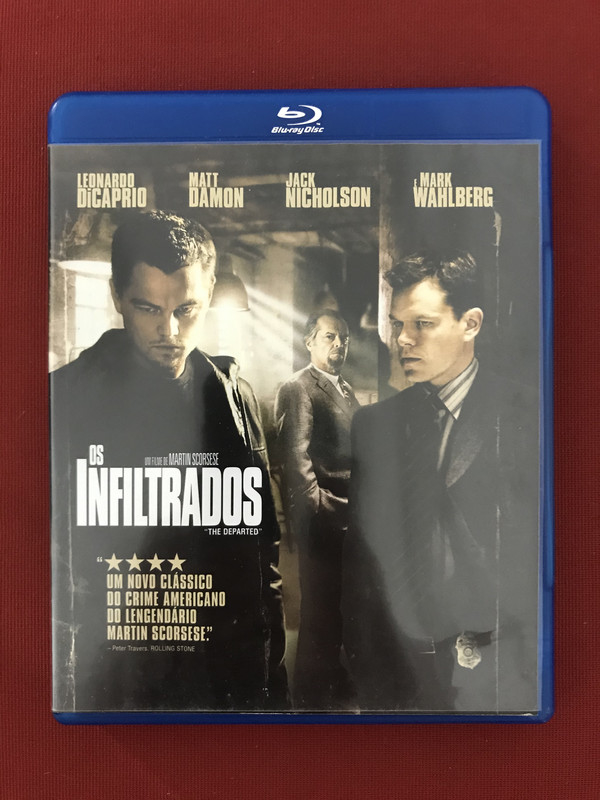 Blu-ray - Os Infiltrados - Leonardo DiCaprio - Seminovo