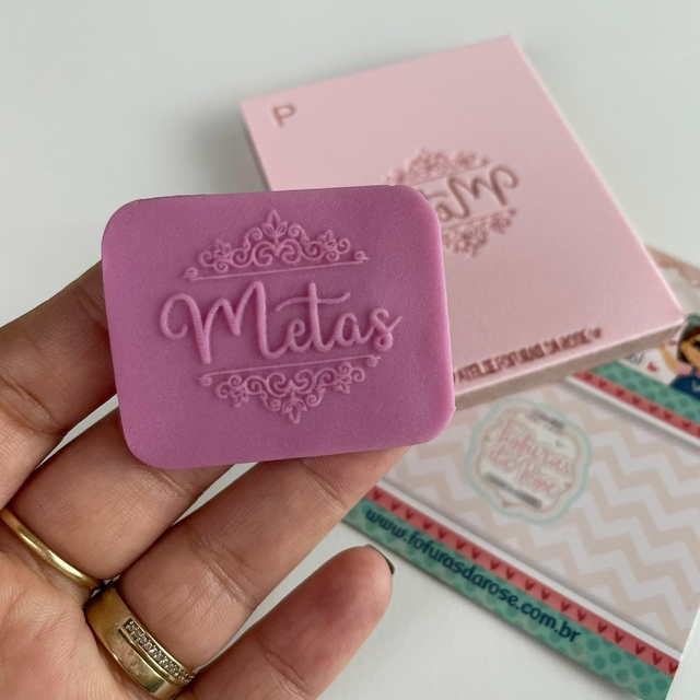 Textura Para Pote METAS- P (SEM CONTORNO)