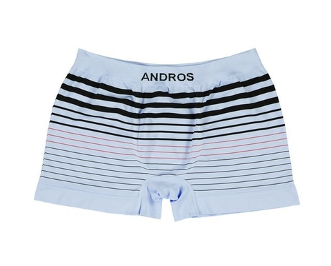 Boxer Andros Sin Costura, Microfibra Rayado (5108)