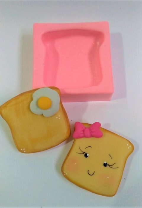 Molde Silicone Pão de Forma - Anna Martins Biscuit