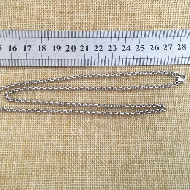 Cadena de Acero Armada Rolo 3mm x 50cm (1 unidad)