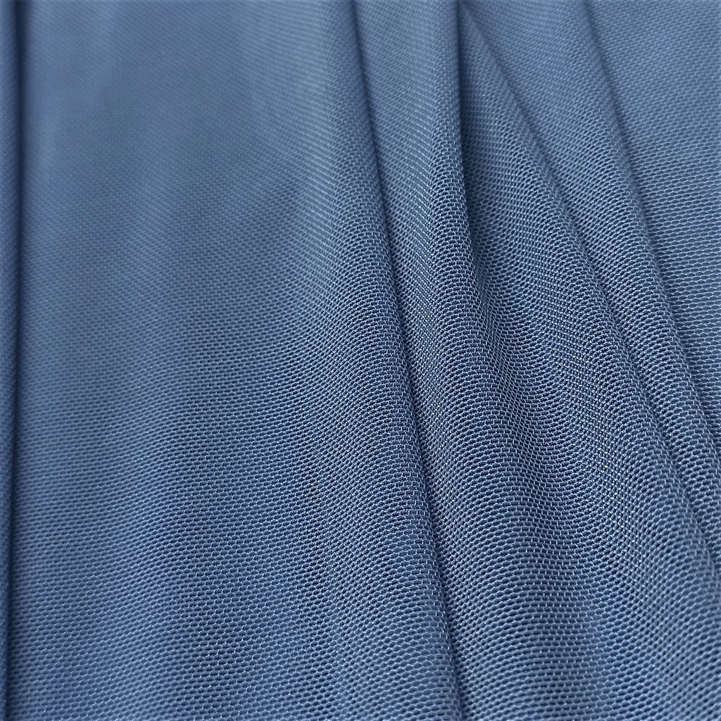 Microtul Elastizado de Nylon - Azul Aero