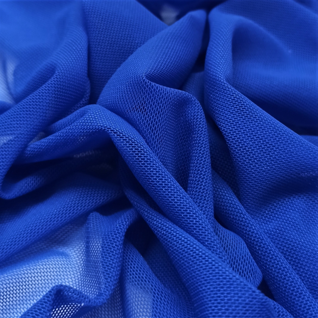 Microtul Elastizado de Nylon - Azul Francia