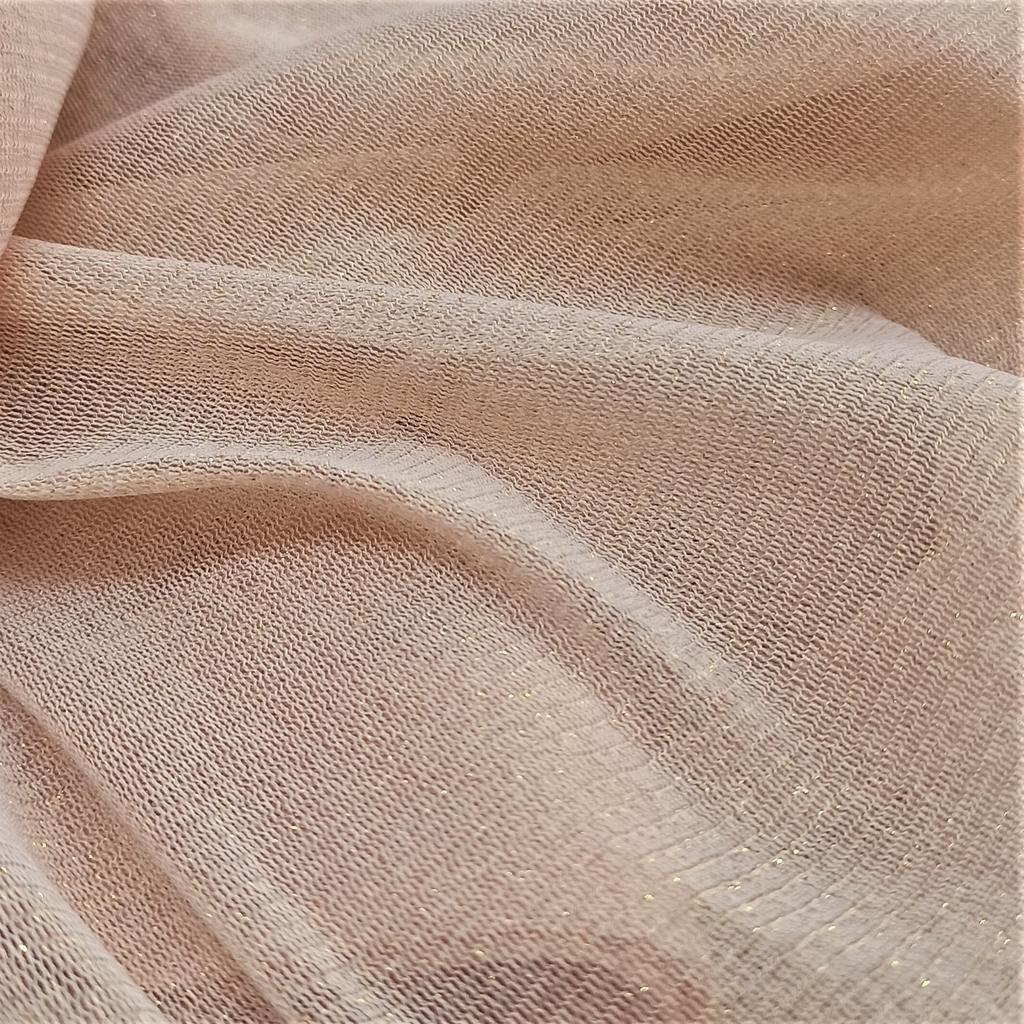Microtul Lurex - Rosa