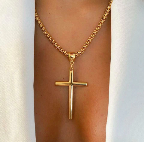 Colar Cruz - Comprar em Bruna Reis Acessórios