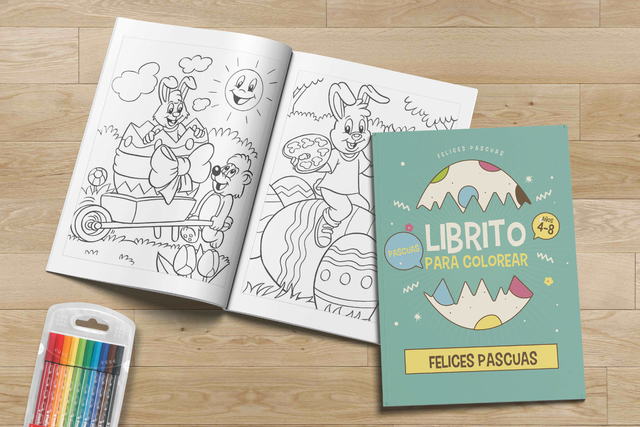 Especial Pascuas Libritos para Colorear - Modelo 45