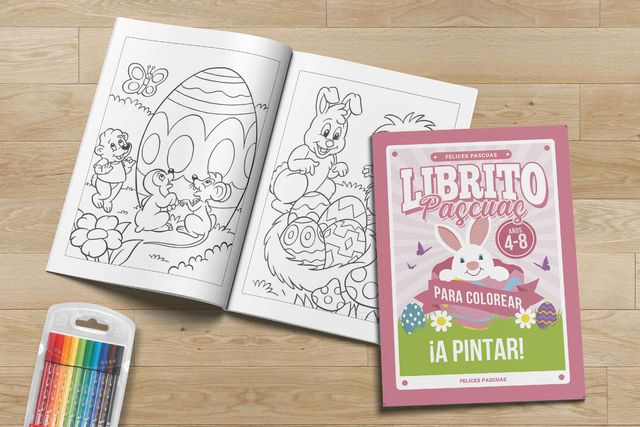 Especial Pascuas Libritos para Colorear - Modelo 45