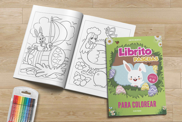 Especial Pascuas Libritos para Colorear - Modelo 45
