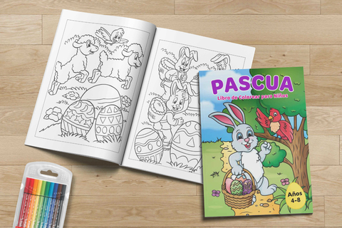 Especial Pascuas Libritos para Colorear - Modelo 45