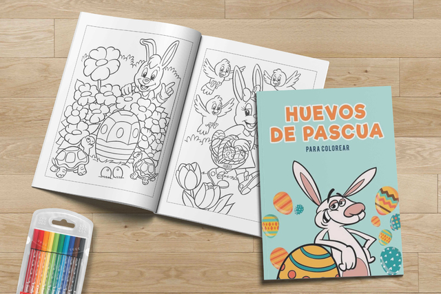 Especial Pascuas Libritos para Colorear - Modelo 45