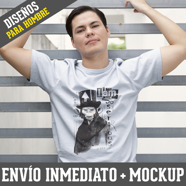 Diseños para Remeras Hombre- Modelo 6 - Digi Card