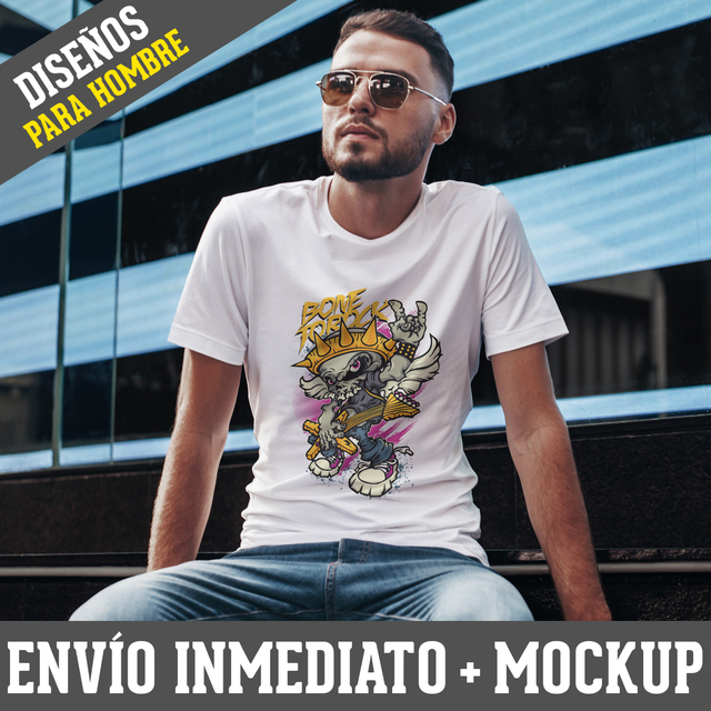 Diseños para Remeras Hombre - Modelo 30 - Digi Card