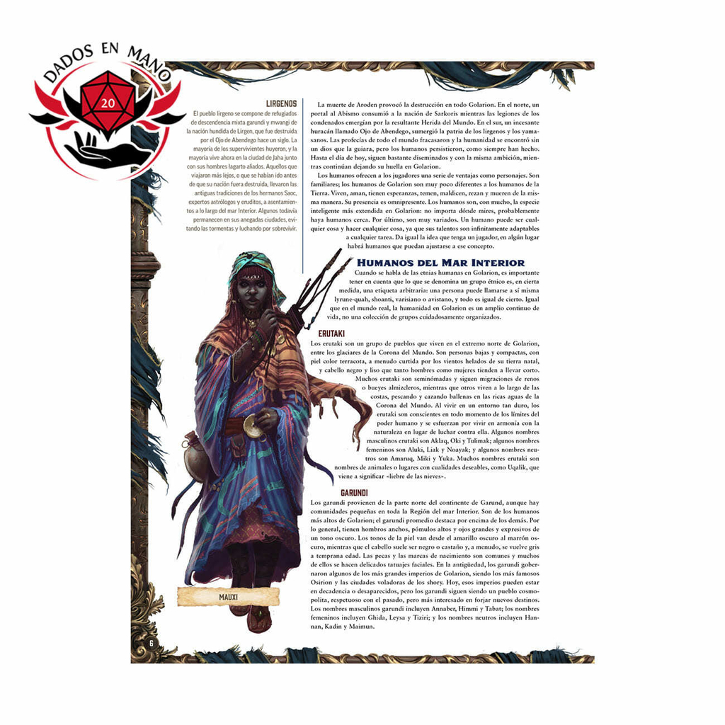 Pathfinder 2da - Guía de personajes de los presagios perdidos