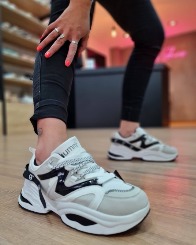 Gummi Alex Blanca/negra - Comprar en Bunker Shoes
