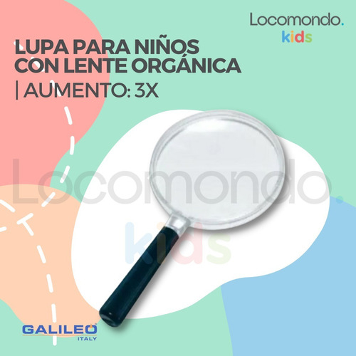 Lupa Infantil Galileo - 3x 60mm - LOCOMONDO SHOP