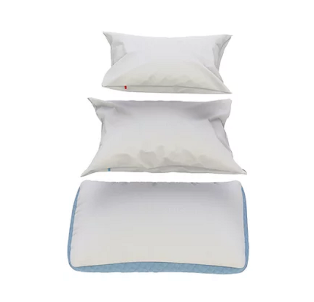 Almohada De Microfibra Ultra Fina 3 En 1 Ajustable Theramia