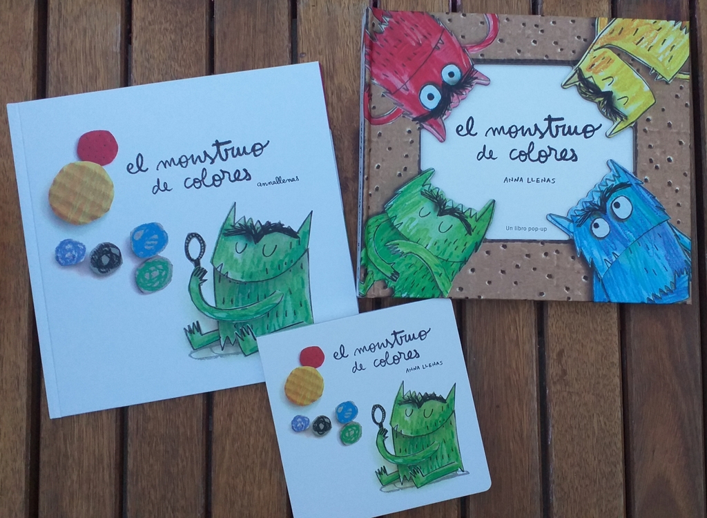 Libro infantil El monstruo de colores cartoné