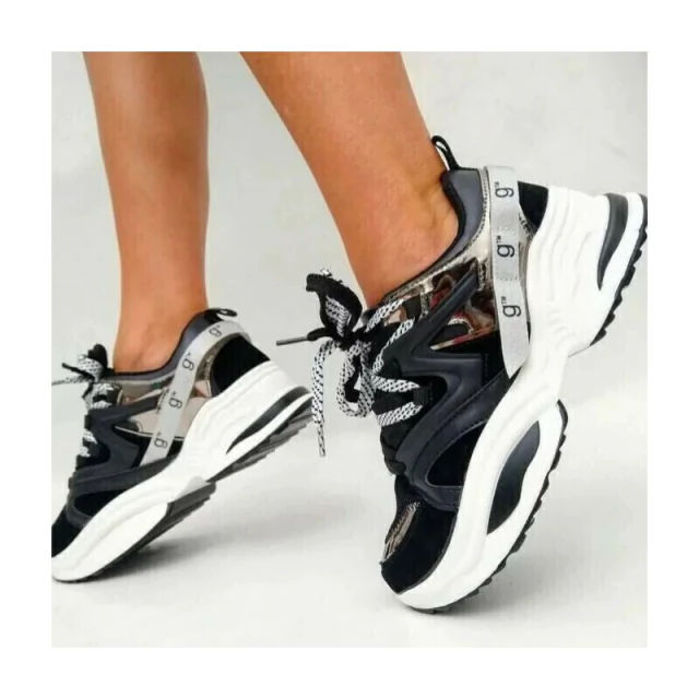 Sneakers Gummi Alex Negro Plata - Comprar en MARIA PE