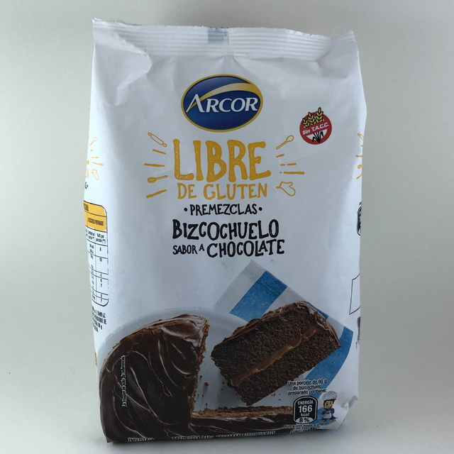 ARCOR Premezcla Para Bizcochuelo De Chocolate X 500 Grs