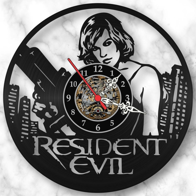 Relógio Parede Resident Evil Games Playstation Decoração