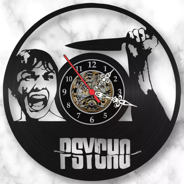 Relógio Psicose Filmes Psycho Series Tv Nerd Geek Vinil Lp