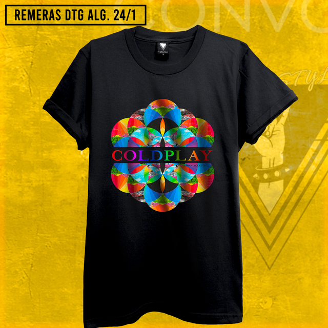Remera COLDPLAY ALIENS - Comprar en CONVOYS Rock Style