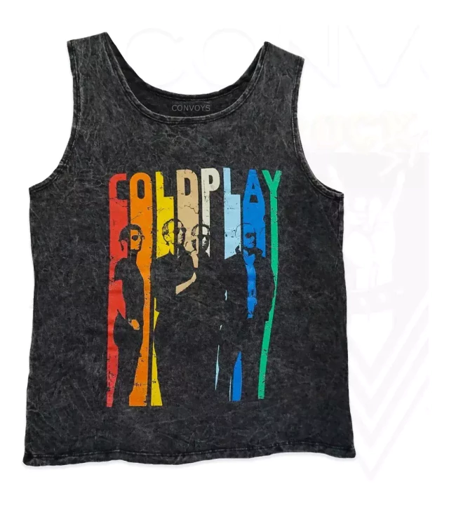 Musculosa Coldplay Colors - CONVOYS Rock Style