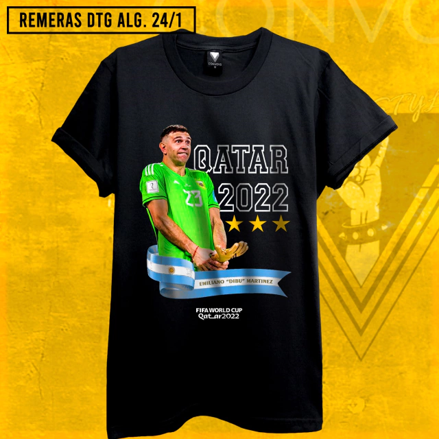 Remera Dibu Martinez Mundial Qatar 2022