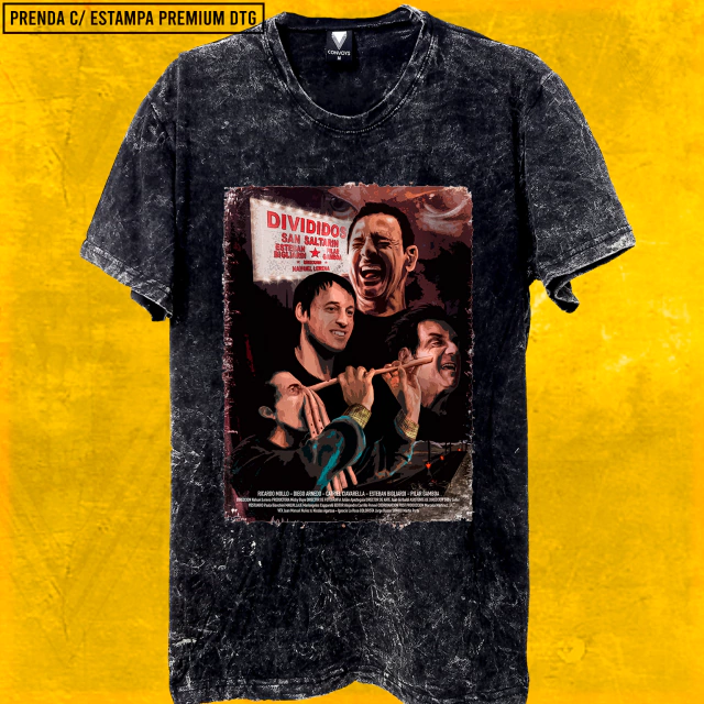 Remera DIVIDIDOS SAN SALTARIN - CONVOYS Rock Style