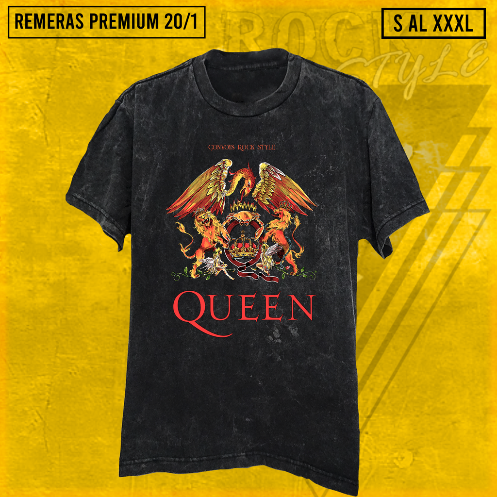 Remera QUEEN Clasica Convoys - CONVOYS Rock Style