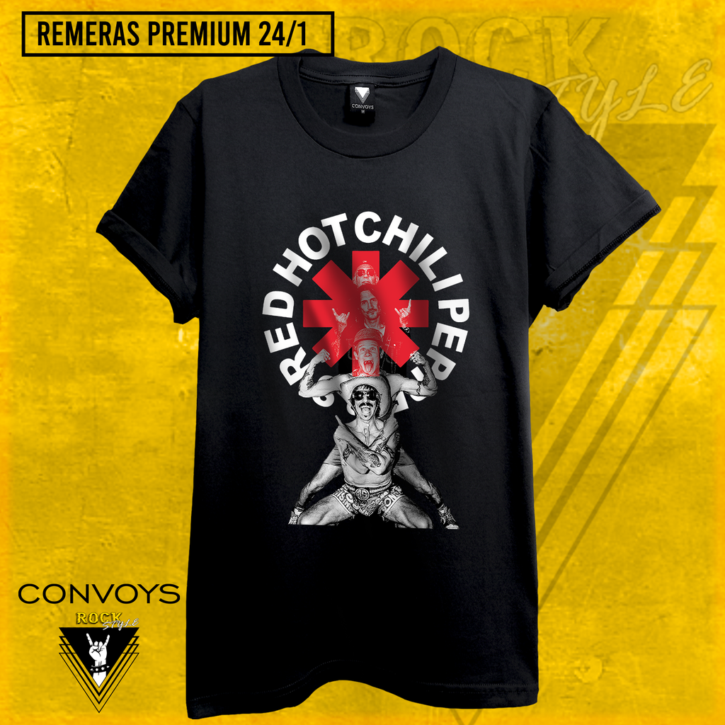 Remera RED HOT CHILI PEPPERS BAND - CONVOYS Rock Style