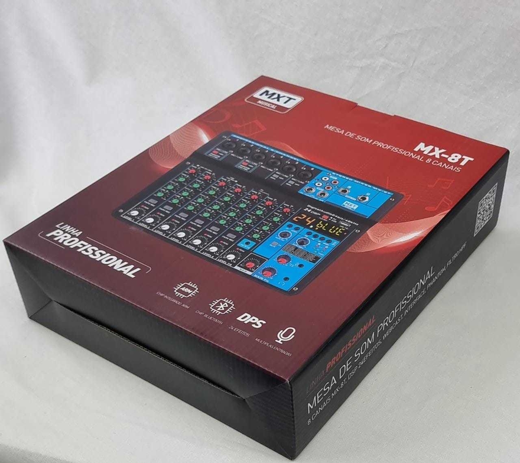 Mesa de Som MXT - MX-8T - Comprar em KSR Brasil