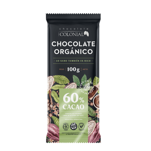 Chocolate Orgánico 60% cacao - 037-36095