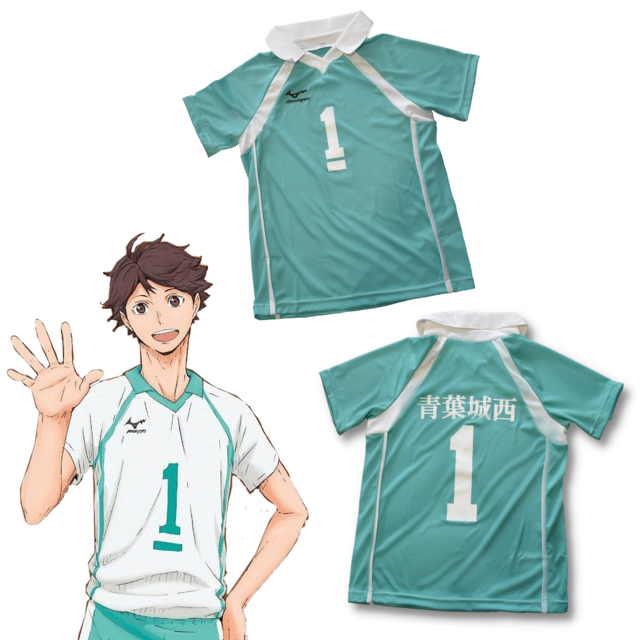 Camiseta Aoba johsai/ seijoh Oikawa Haikyuu - likenath