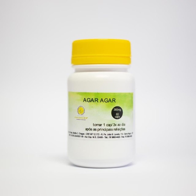Agar Agar - 60 cápsulas - Comprar em Pharmako