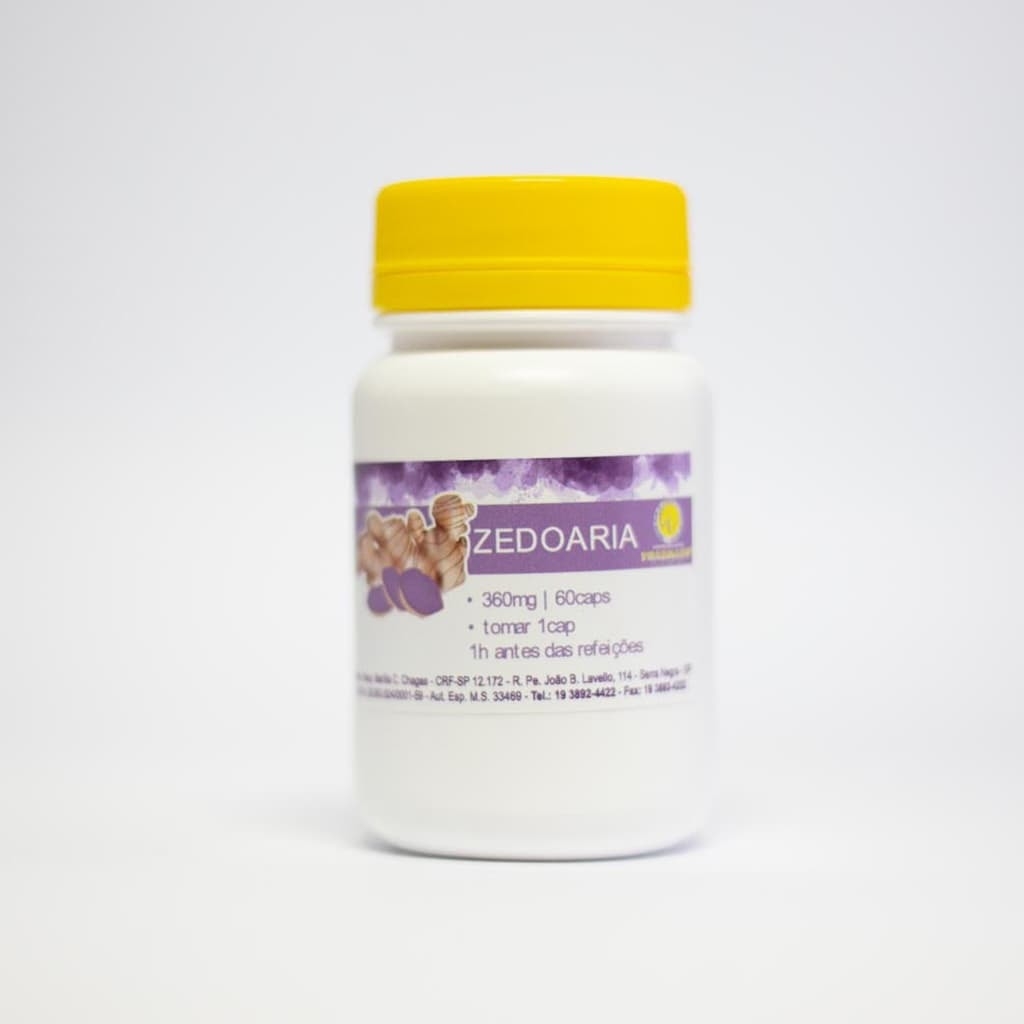 Zedoaria - 60 cápsulas - Comprar em Pharmako