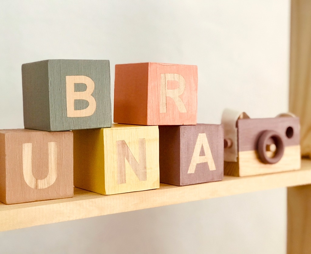 Cubo letra - Comprar en deco iris