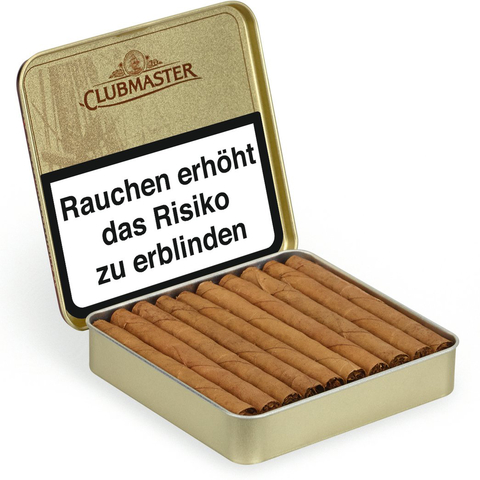 CIGARRITOS PURITOS CLUBMASTER MINI VAINILLA LATA X20