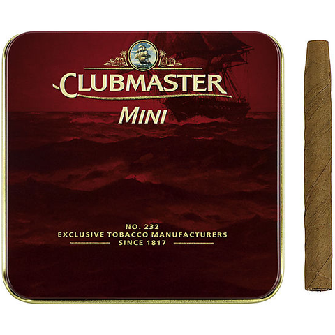 CIGARRITOS PURITOS CLUBMASTER MINI VAINILLA LATA X20