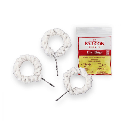 DRY RINGS FALCON ALGODON PACK X25 ESCOBILLAS FILTROS PARA PIPA FALCON