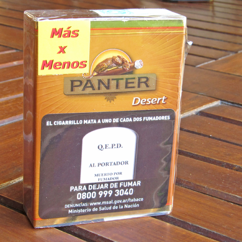 CIGARRITOS PURITOS PANTER MIGNON DE LUXE CAJA X20