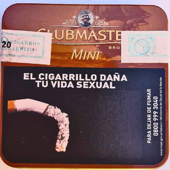 CIGARRITOS PURITOS CLUBMASTER MINI BROWN LATA X20