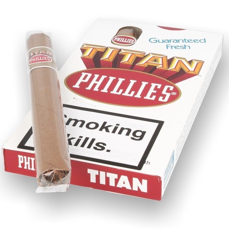 CIGARROS PUROS PHILLIES TITAN ORIGINAL CAJA X5 - EEUU