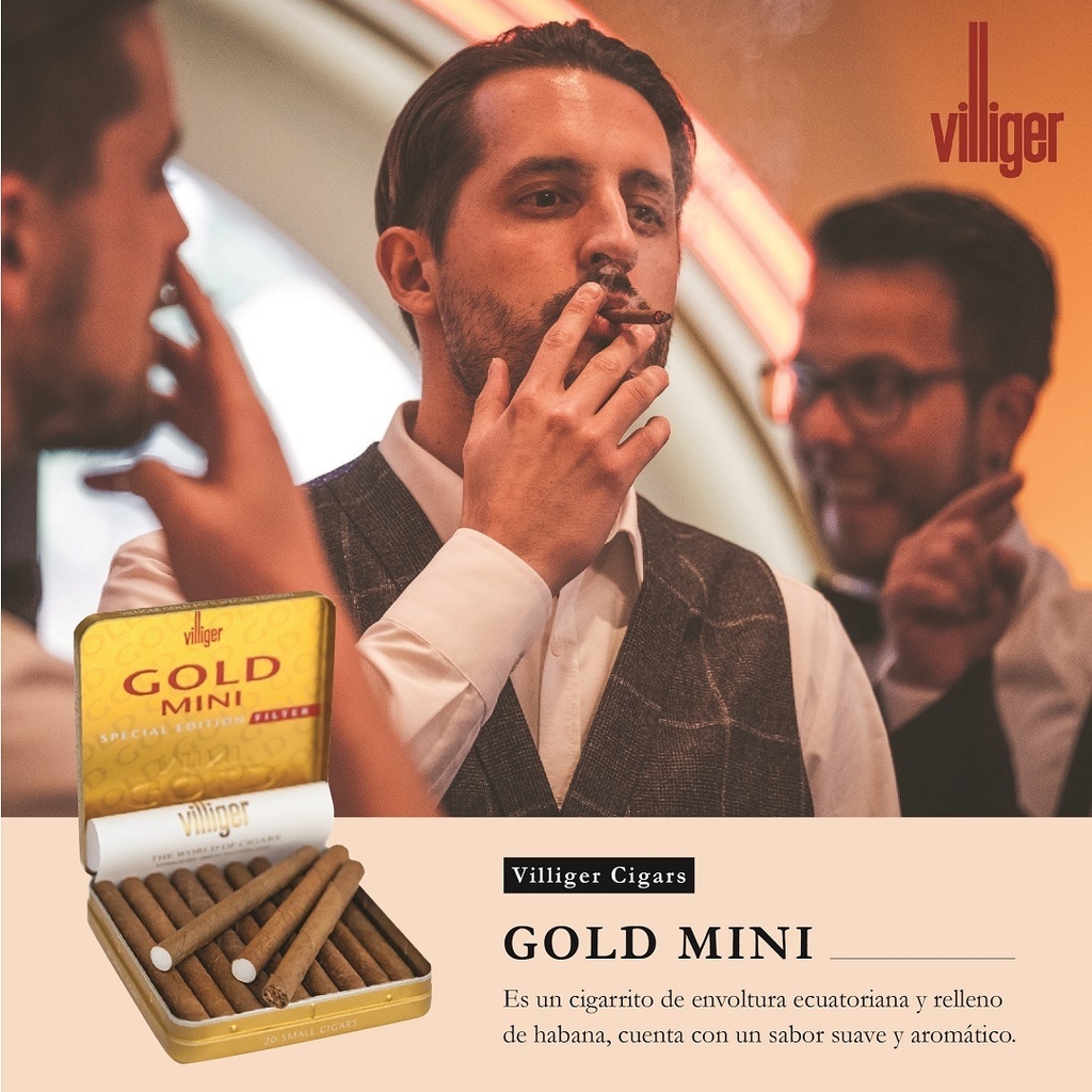 Villiger Gold Mini - Lata x20 - Tabaquería San Jorge