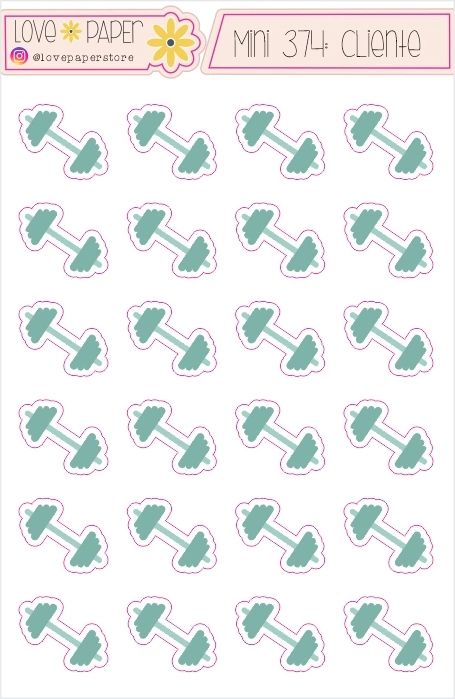 Mini Modelo 374 - Malhar - Comprar em Love Paper Store